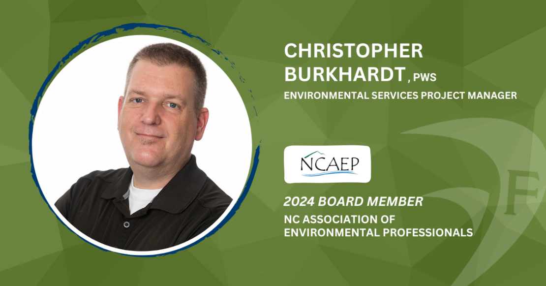 Christopher Burkhardt appointed to NCAEP Board Member - Falcon Engineering
